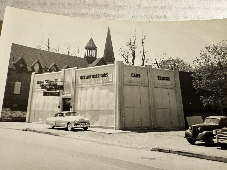 Vintage 1950's Briggs Chevrolet Car Dealership Real Photo South Amboy ...