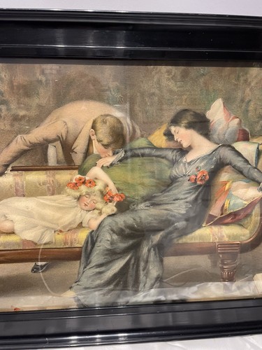 Vintage Picture Print 1904 Love's Young Dream by Maude Goodwin Black ...