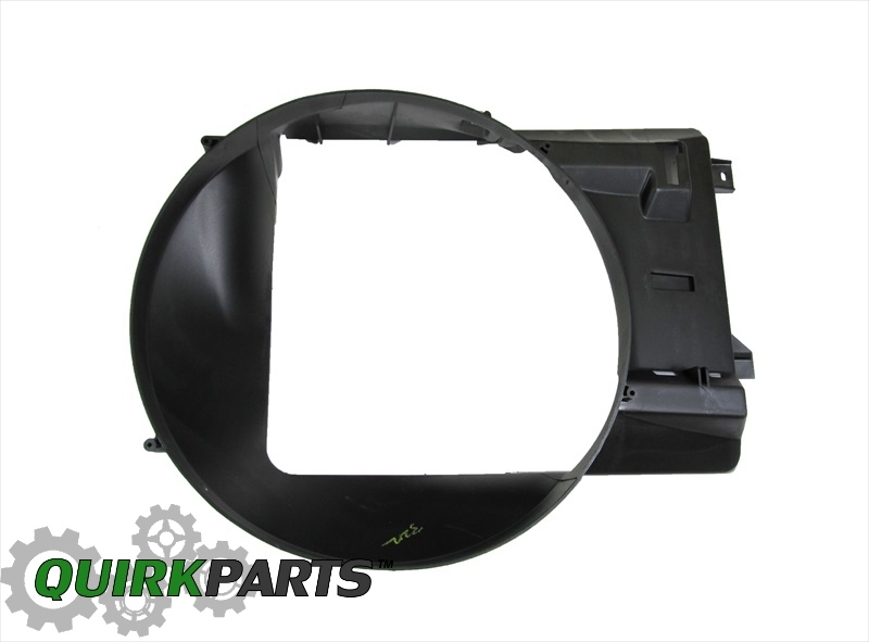DODGE RAM 1500 2500 3500 3.7L 4.7L 5.7L RADIATOR COOLING FAN SHROUD OE ...