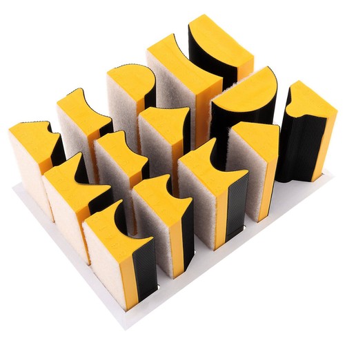 14pcs/set Contoured Profile Sanding Block Set for Sander Wood ...