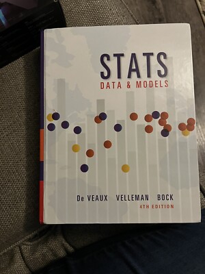 Stats : Data and Models Plus NEW Mylab Statistics with Pearson EText ...