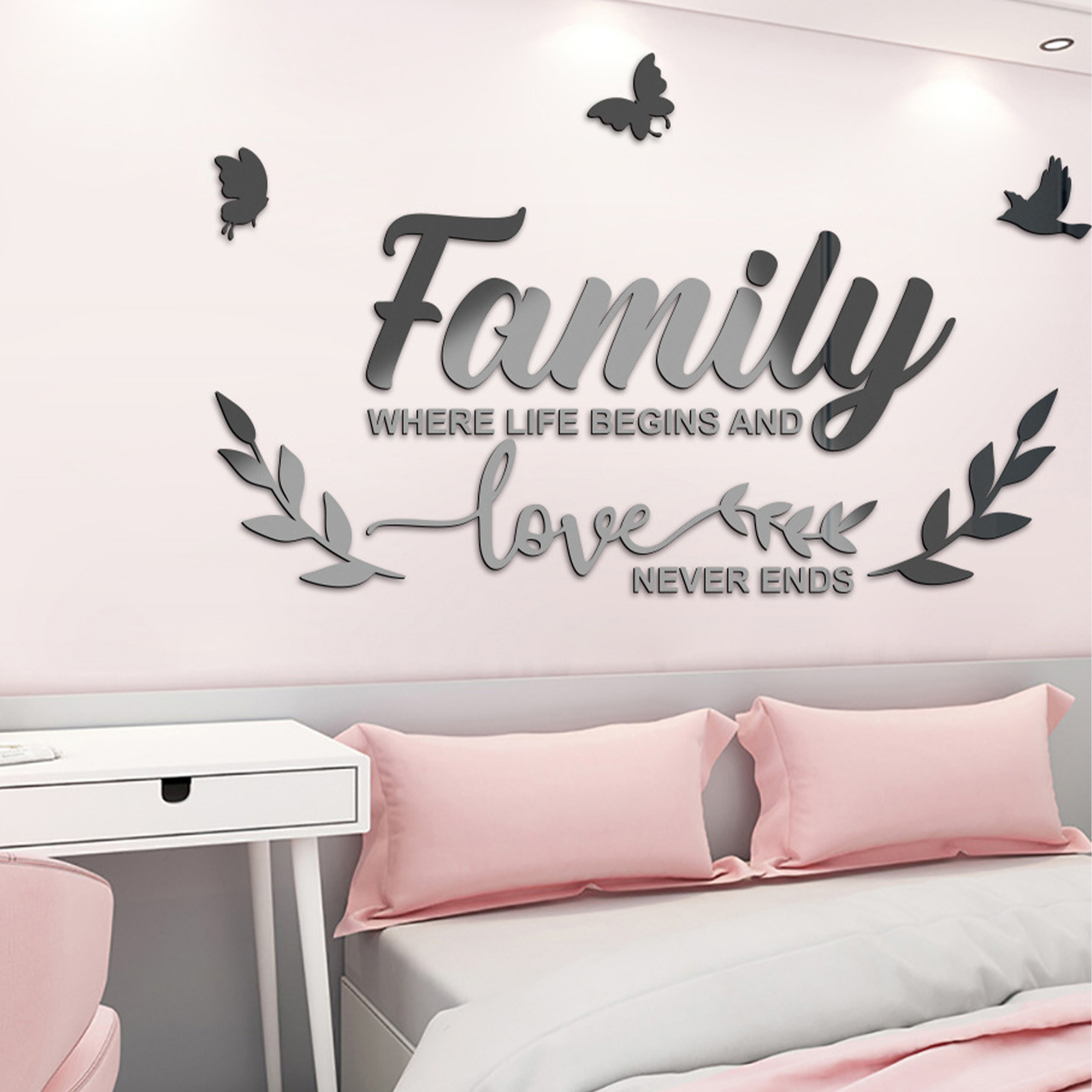 Wall Stickers Easy to Install Removable Acrylic Removable Wall Art ...