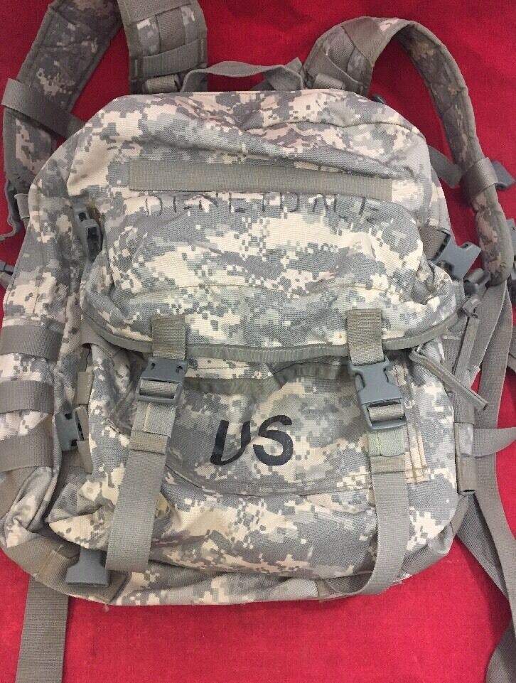 US ARMY ACU ASSAULT PACK 3 DAY MOLLE II BACKPACK Made in USA NO ...