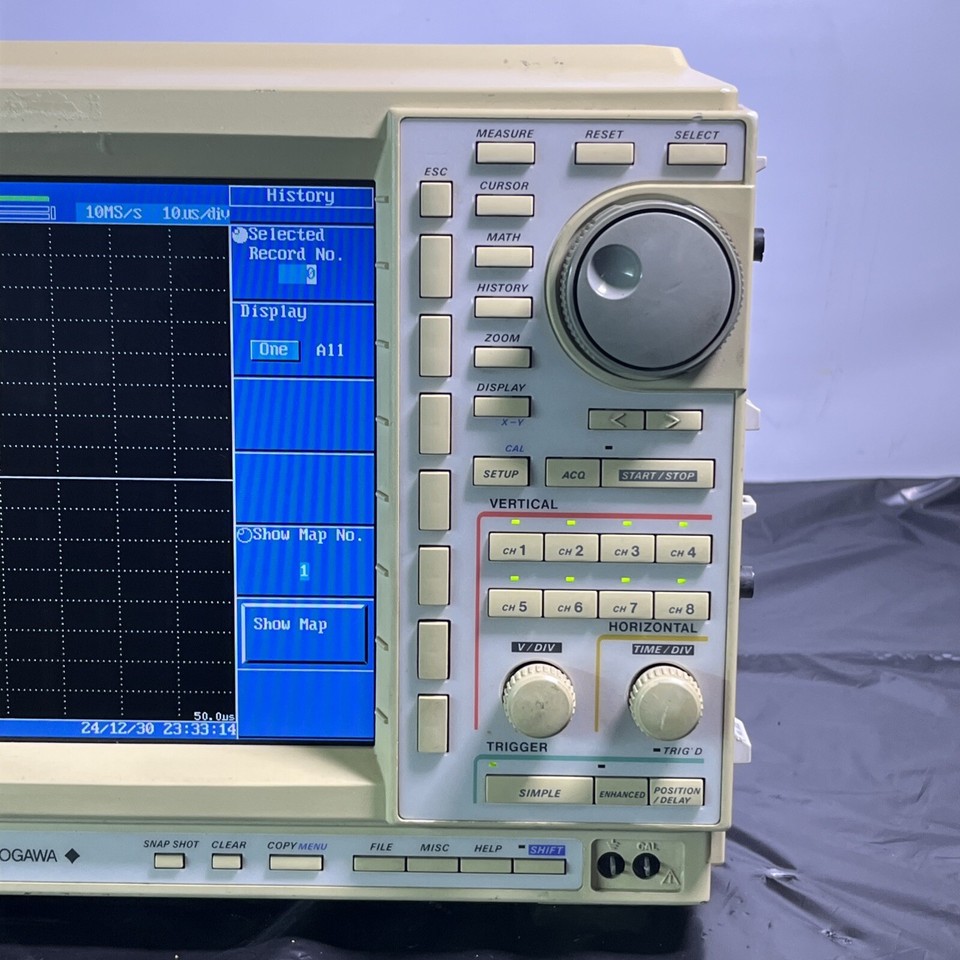 YOKOGAWA 701810 | DL708 8CH DIGITAL SCOPE | AS-IS / NO PROBE / POWERS ...