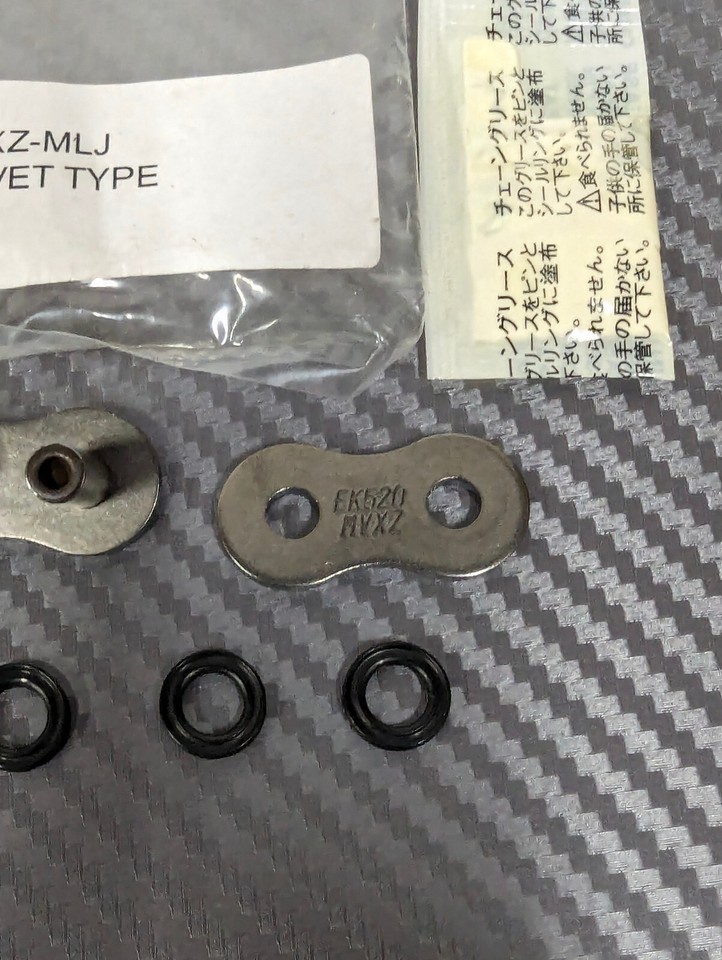 EK 520 MVXZ Chain Rivet Type Master link only Connecting link rivet X ...