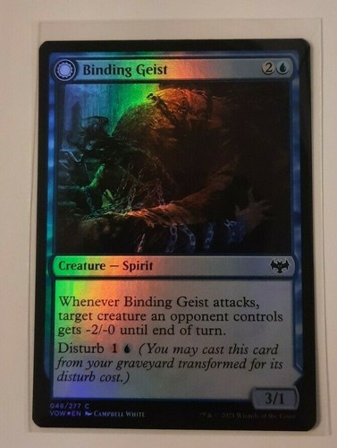 BINDING GEIST / SPECTRAL BINDING Innistrad Crimson Vow FOIL MTG | eBay