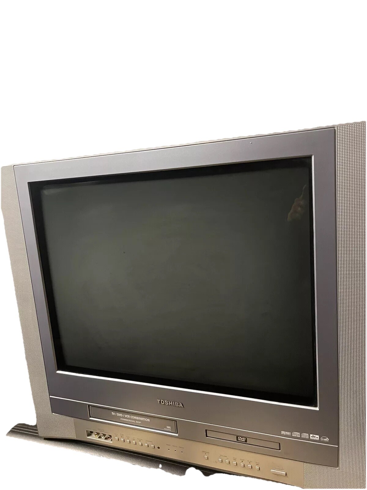 Toshiba MD20F-51 CRT Pure Flat TV 20 Inch w/ DVD Player Stereo Retro ...