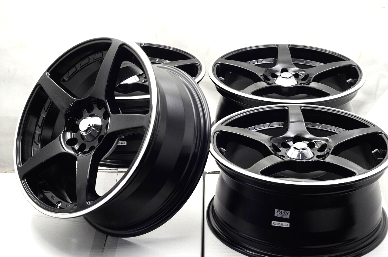 16" Wheels Rims Black Polish Honda Civic Accord Camry Prius Corolla ...