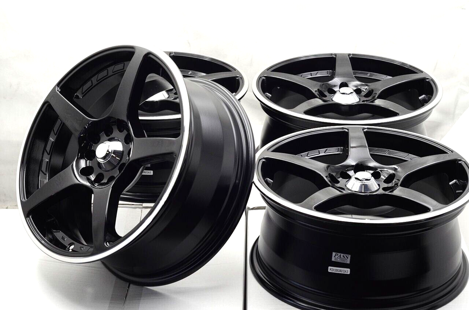 16" Wheels Rims Black Polish Honda Civic Accord Camry Prius Corolla ...