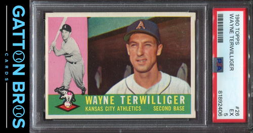 1960 Topps Wayne Terwilliger #26 PSA 5 EX | eBay