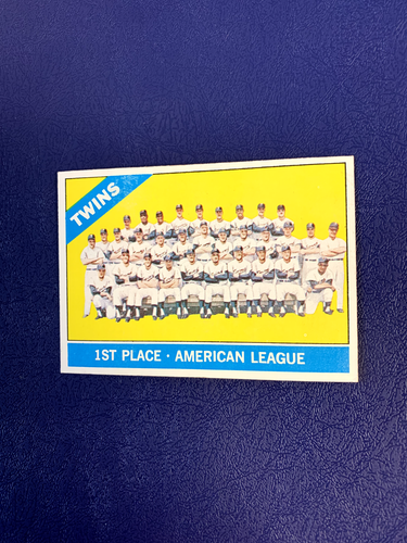 1966 Topps #526 Minnesota Twins Team Card - Sharp High Number! | eBay