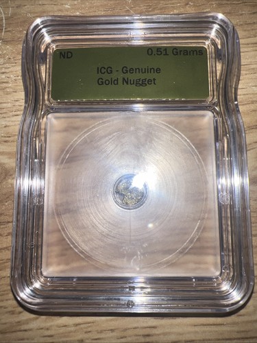 ICG Certified Gold Nugget .51 Gram | eBay