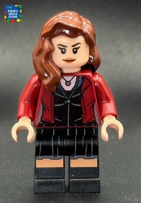 LEGO Marvel Super Heroes Scarlet Witch (Wanda Maximoff) Minifigure ...