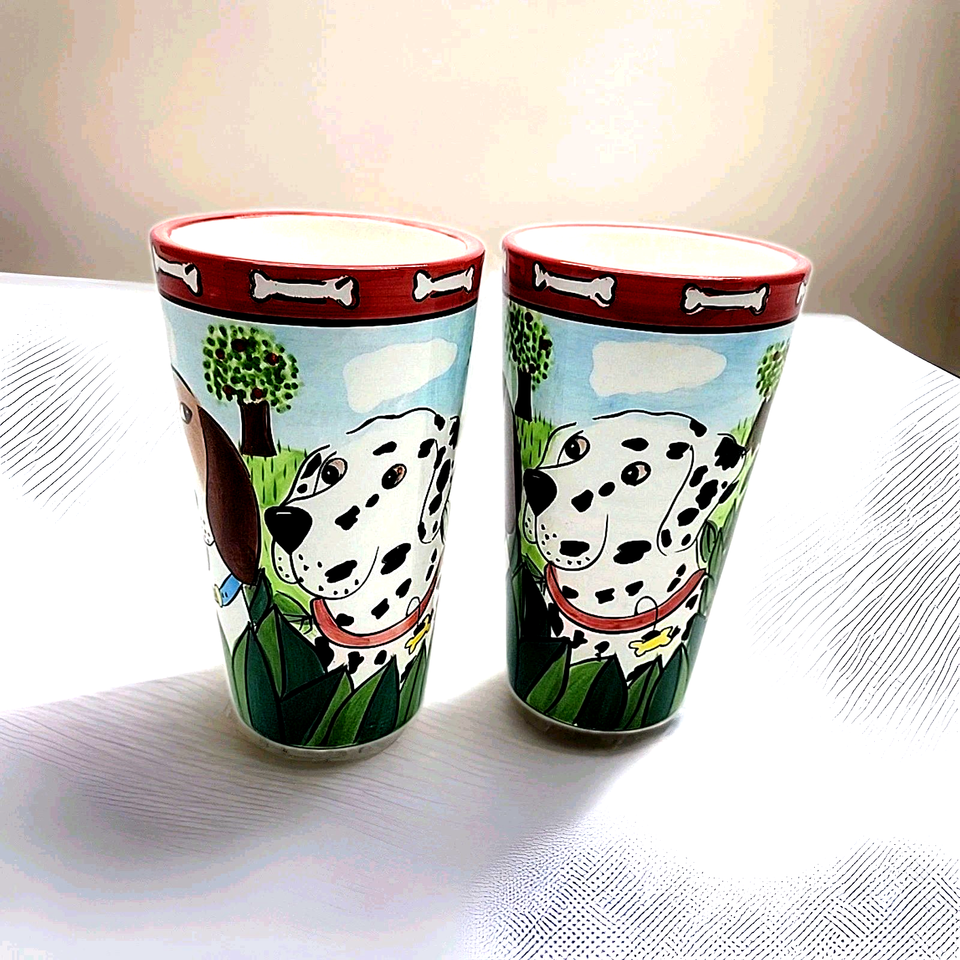 Dogzilla Candace Reiter Hand-Painted Ceramic Coffee Mug – Dog Design ...