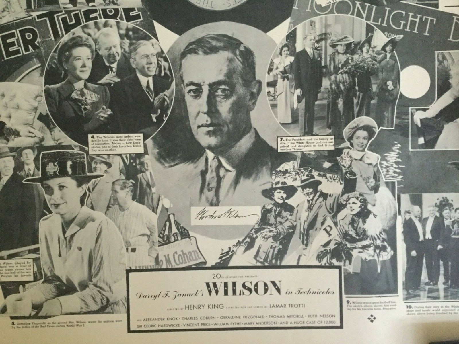 1944 WILSON Vintage Movie Poster | eBay