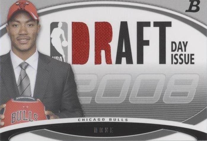 2008-09 Bowman Draft Picks & Stars - Draft Day Issue Relics Derrick ...