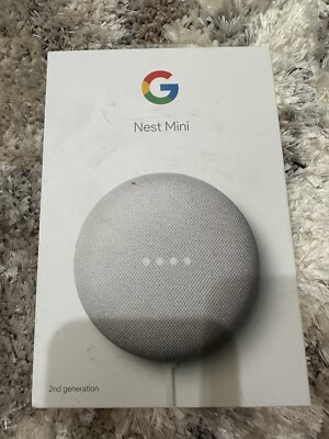 Google Nest Mini (2nd Generation) Smart Speaker - Chalk | eBay