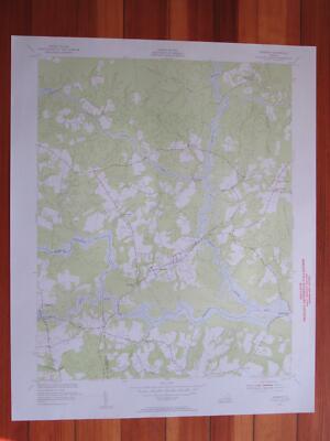 Dendron Virginia 1957 Original Vintage USGS Topo Map | eBay