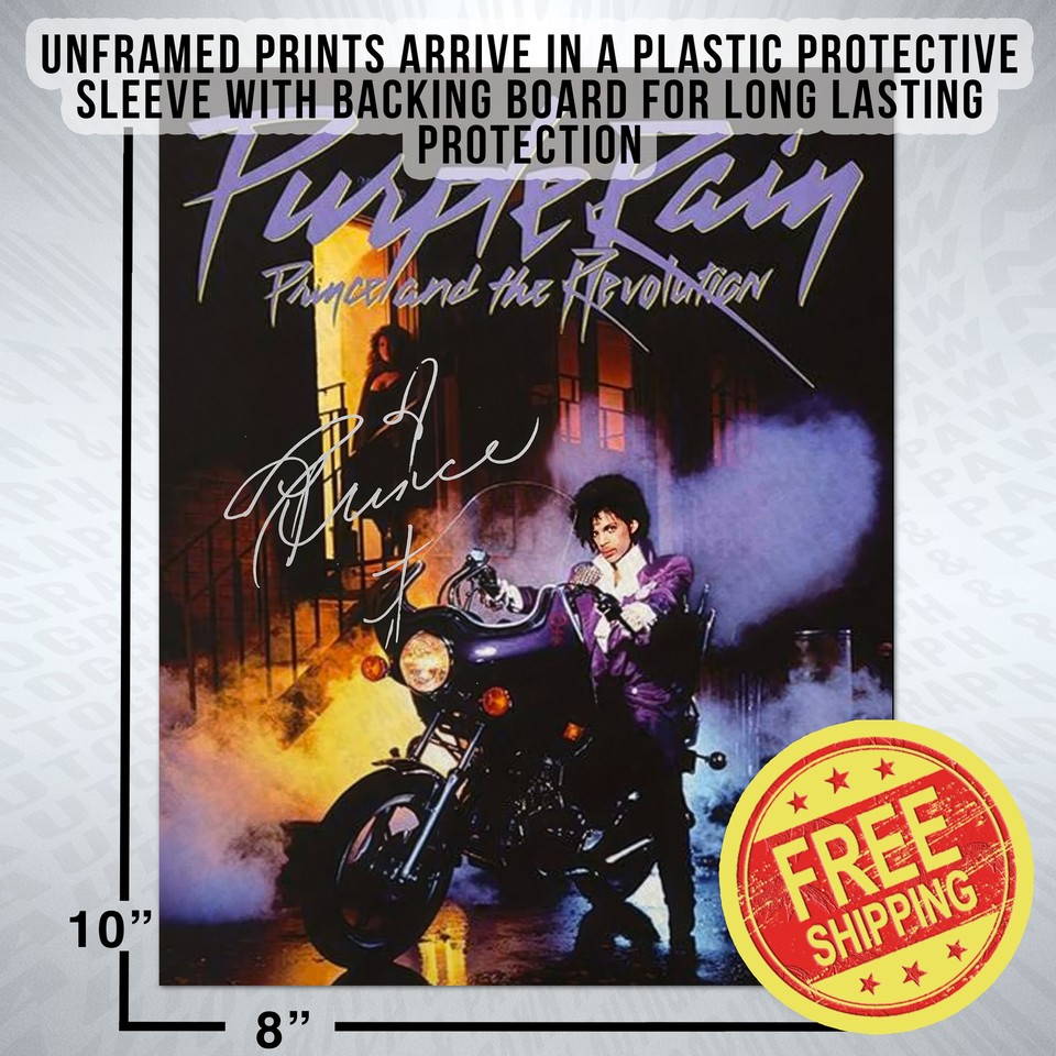 Prince Autograph Reprint Signed 8x10 Photo Signature Poster BUY NOW | eBay