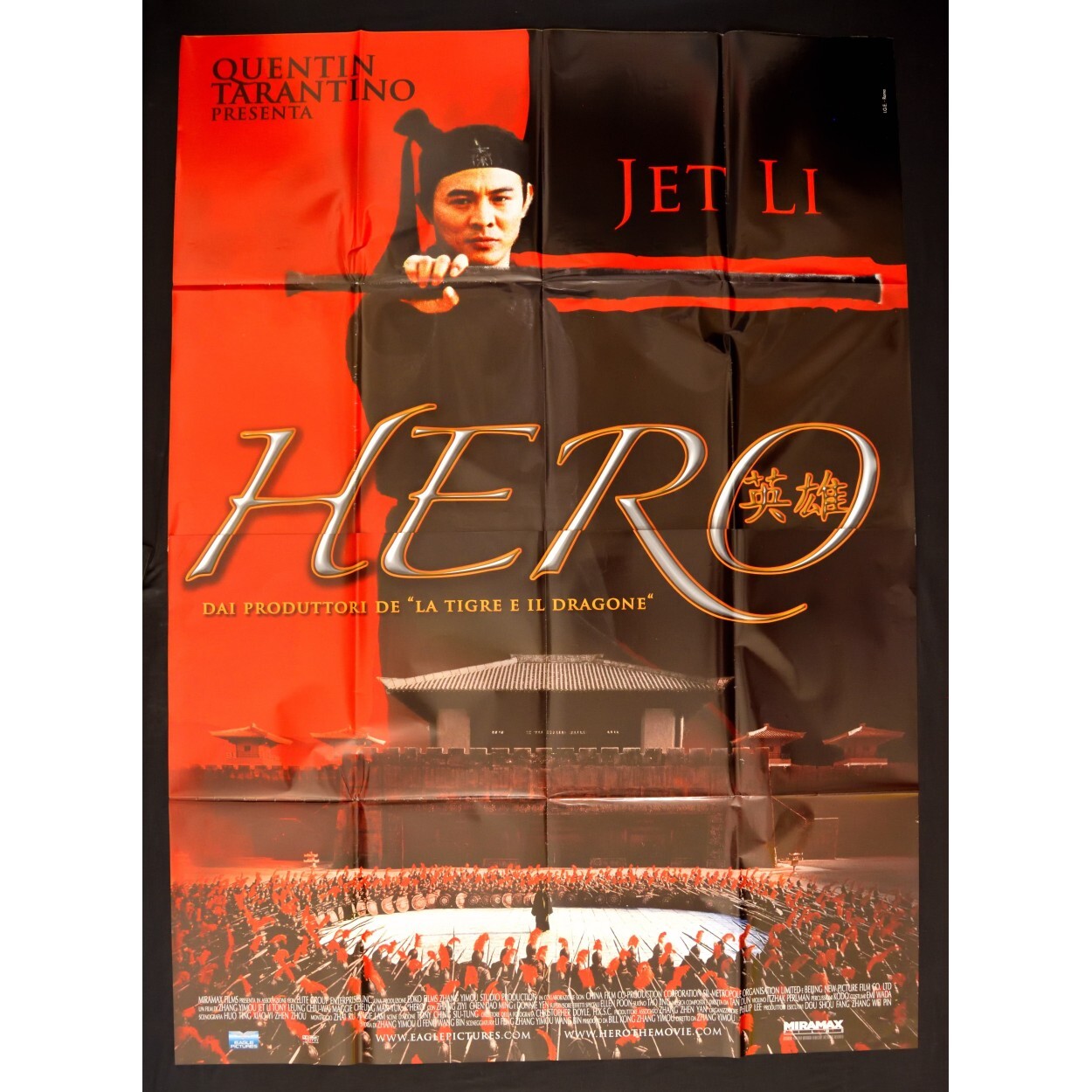 HERO Poster Zhang Yimou Jet Li Ziyi Maggie Cheung Donnie Yen Leung Chiu ...