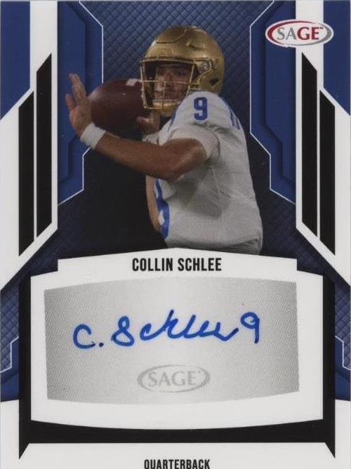 2024 SAGE HIT Low Series - Autographs Collin Schlee #A-CS (AU, RC) for ...