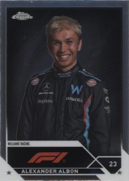 2023 Topps Chrome Formula 1 - F1 Drivers Alexander Albon #61 for sale ...