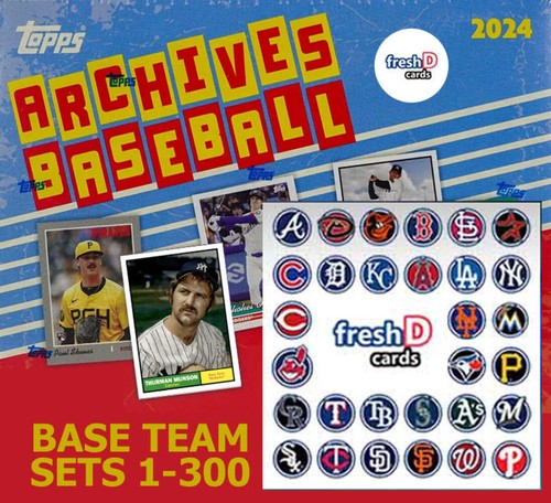 2024 Topps Archives Team Set Philadelphia Phillies Schmidt Harper 1970 ...