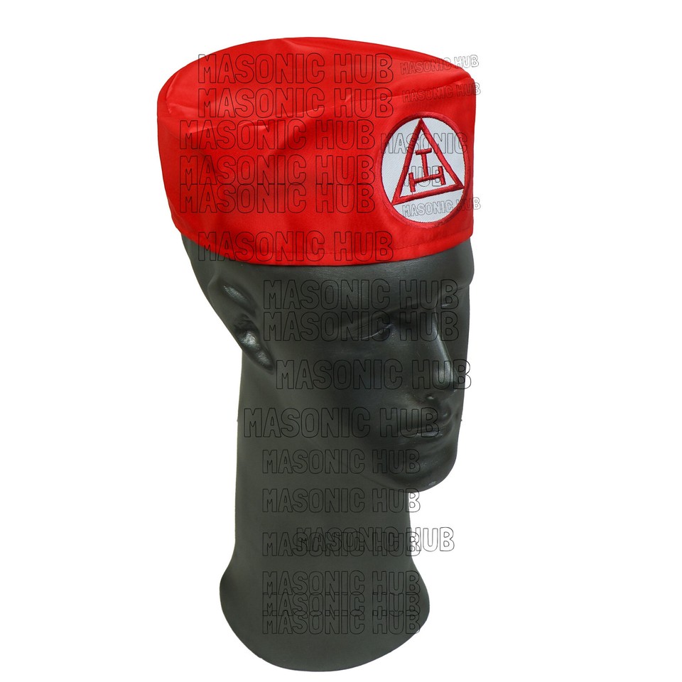 Royal Arch Masons Red Soft Cap with Royal Arch Emblem - Freemason ...