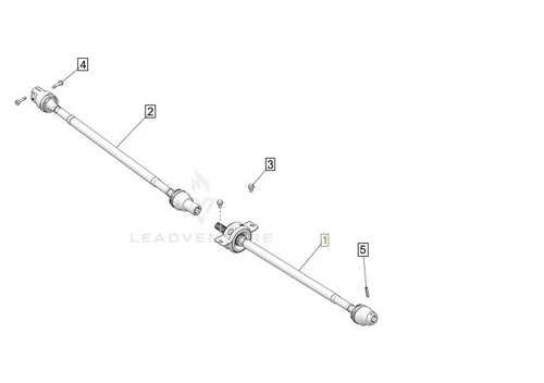 Polaris OEM ASM-PROPSHAFT,FRONT 1334482 BRAND NEW NEVER BEEN USED. | eBay