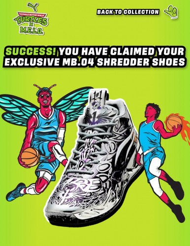 Puma MB.04 x Teenage Mutant Ninja Turtles Shredder | Mens 11 | 444 MADE ...