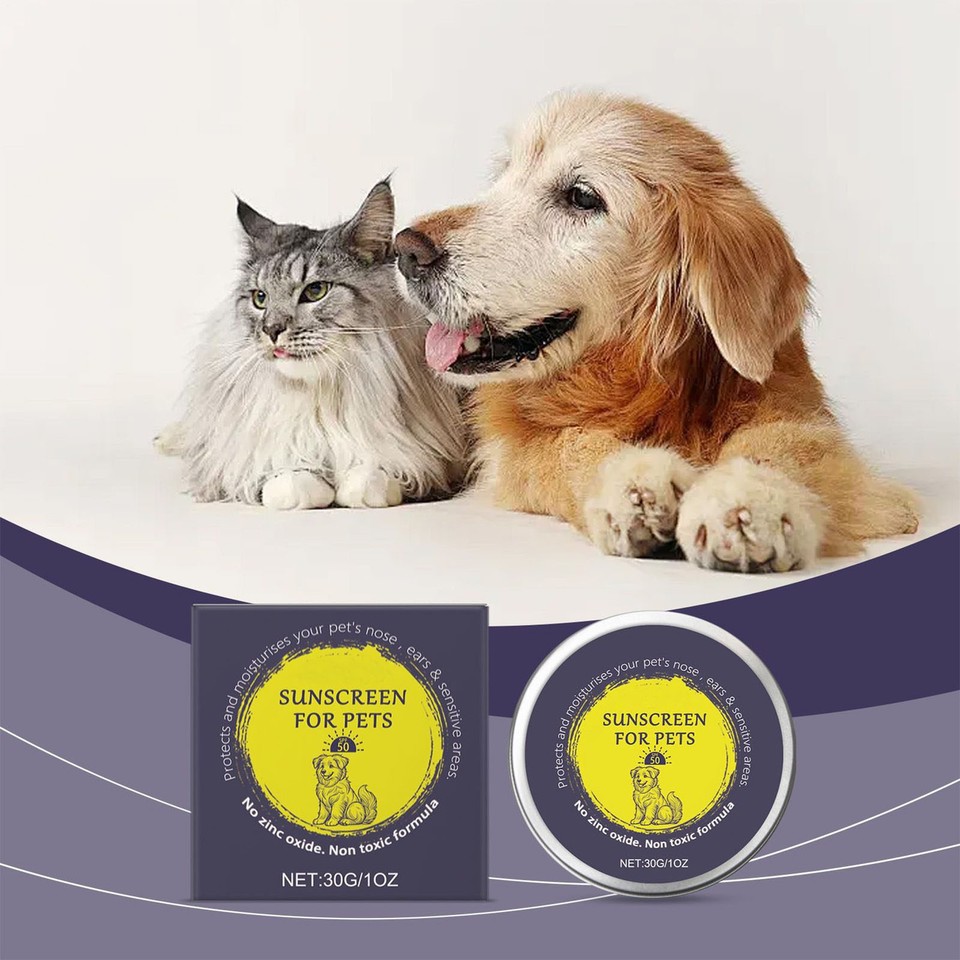 Sunscreen For Pets SPF 50 Natural Dog Cat Sun Cream Moisturising Sun ...