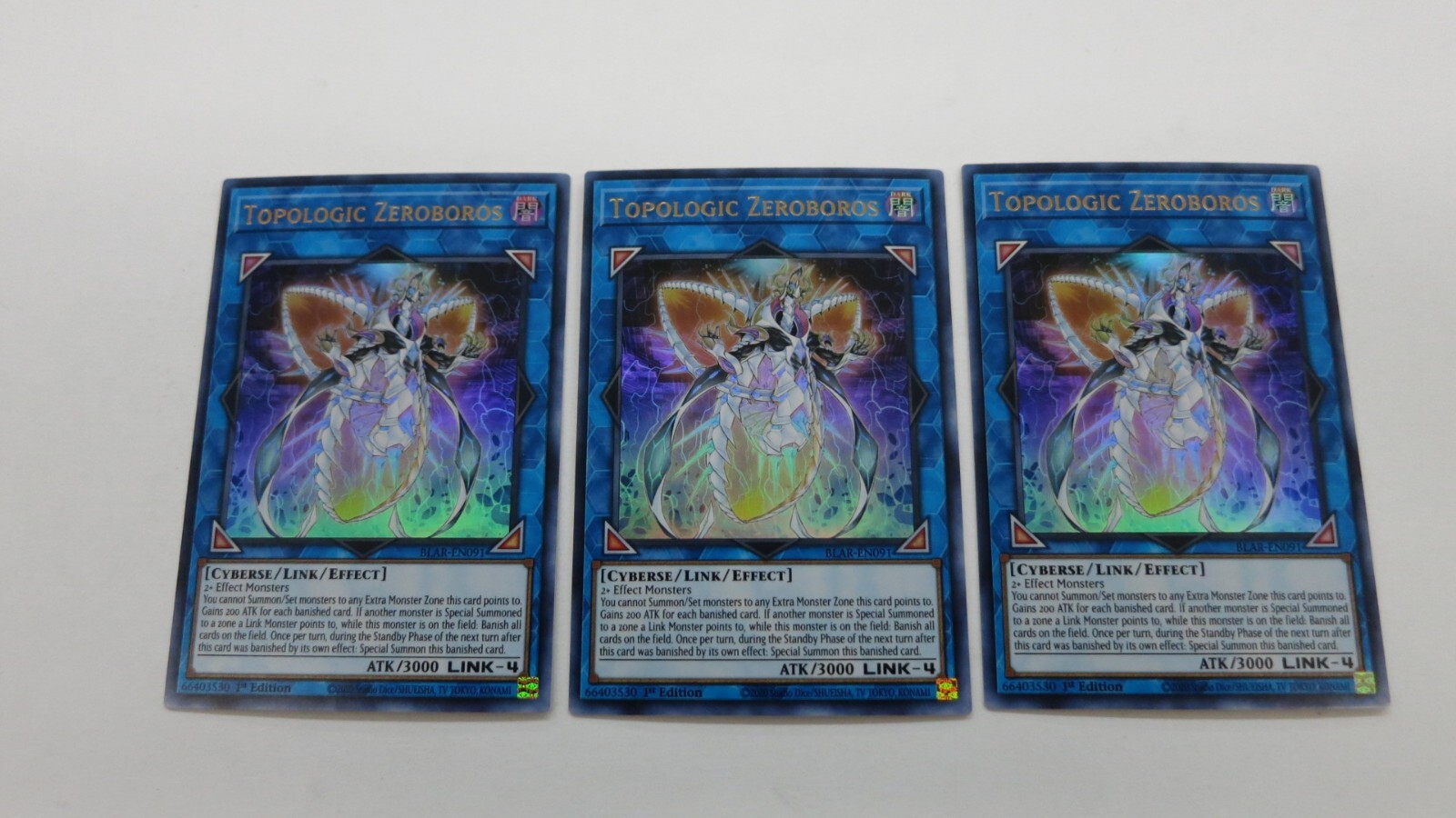 3x TOPOLOGIC ZEROBOROS LINK 1ST EDITION BLAR-EN091 ULTRA YUGIOH NM UNPLAYED | eBay