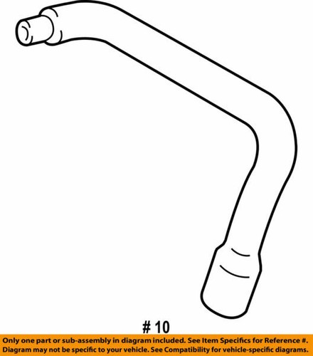 12262-22040 Toyota Hose, ventilation, no.2 1226222040, New Genuine OEM ...