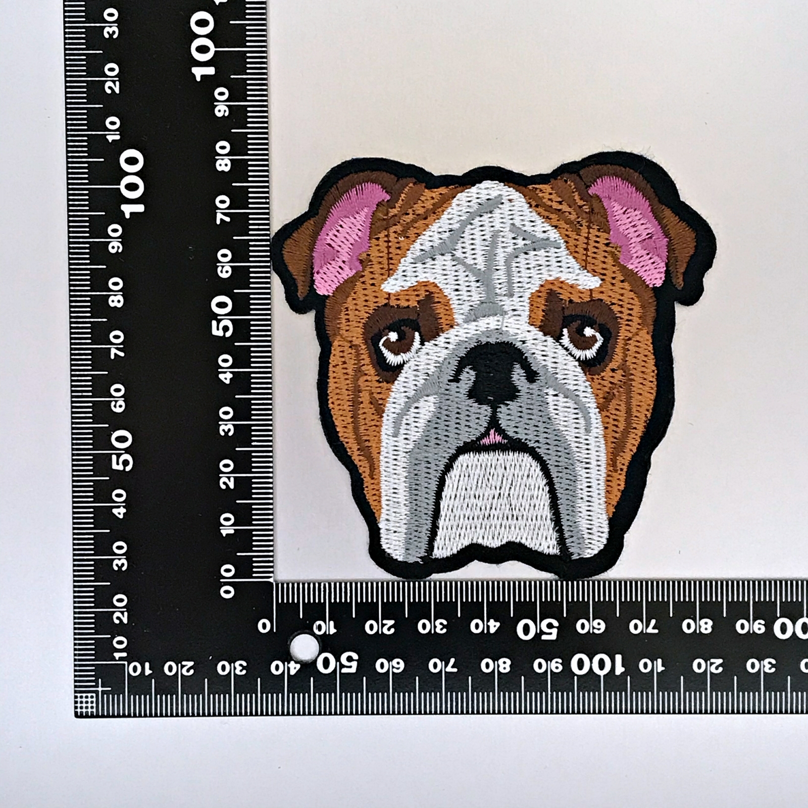Boxer Dog Patch — Iron On Badge Embroidered Motif — Face Cute Pup ...