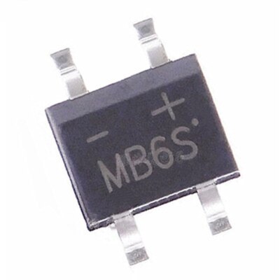 20PCS MB6S SMD 0.5A 600V Single Phases Diode Rectifier Bridge SOP-4 | eBay