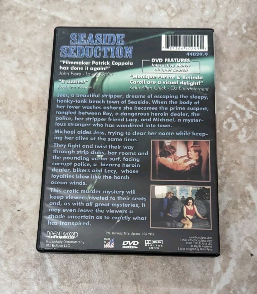 *RARE* Seaside Seduction (DVD, 2001, Belinda Carroll) Good Condition! 787364402991 | eBay