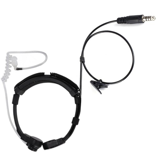 U94 PTT Neck Throat Mic Earpiece Nato Tactical Headset for Kenwood ...