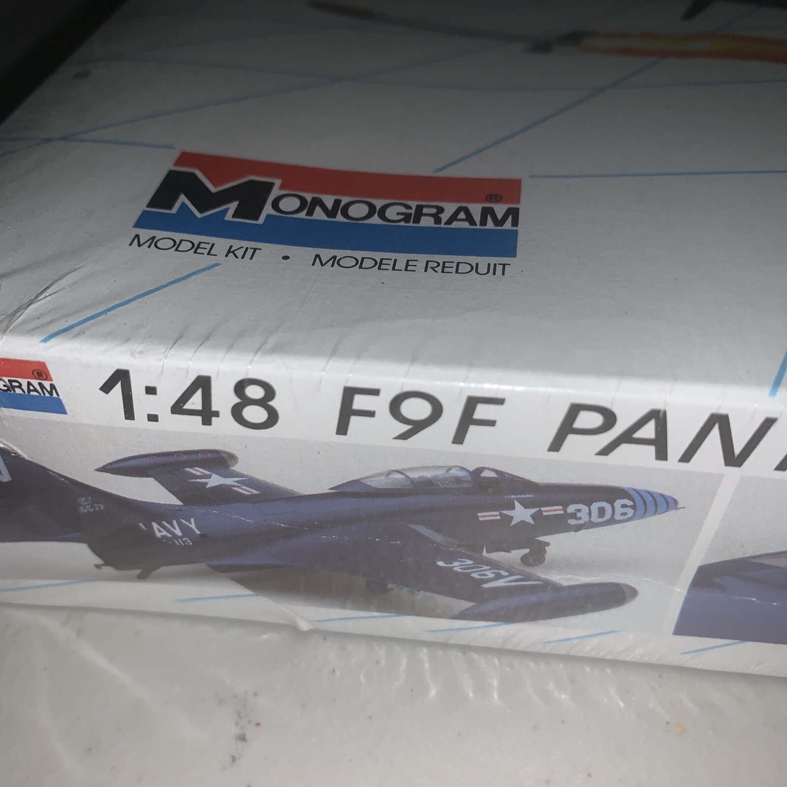 Monogram 1/48 Scale F9f Panther US Navy Fighter Model Kit 5456 for sale ...