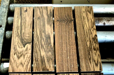 FOUR (4) BEAUTIFUL PIECES KILN DRIED S2S BOCOTE LUMBER WOOD ~12" X 3" X ...