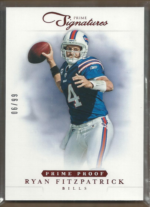 2012 Prime Signatures Prime Proof Red #48 Ryan Fitzpatrick /99 | eBay