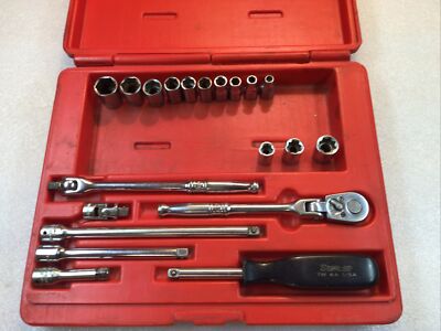 Snap On 120DTMPB - 20 Pc., 1/4”Drive., General Service-Set, In Red ...