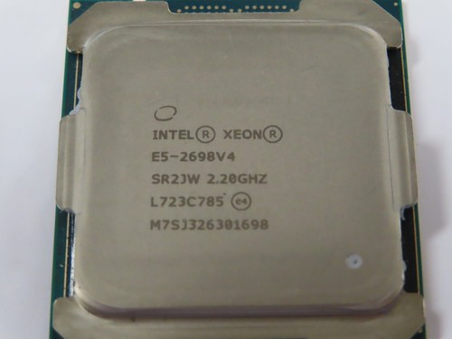 Intel Xeon E5-2698 V4 2.20GHz 50MB 20 Core 9.6GT/s 135W CPU Processor ...