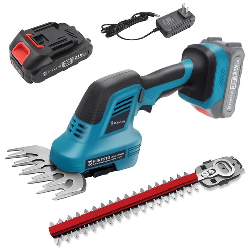 Electric Hedge Trimmer Cordless, 21V Mini Electric Purning Shears ...