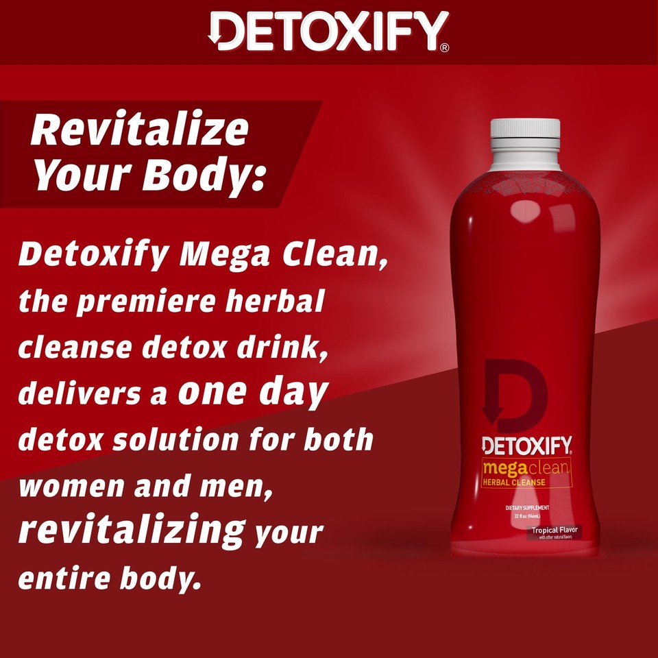 Detoxify Mega Clean Herbal Detox Drink - Full Body Cleanse, Same Day Results 870434001115| eBay