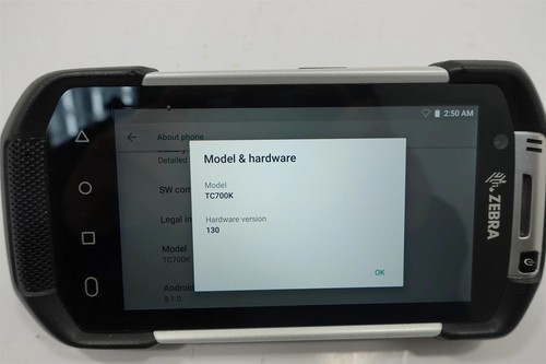 Zebra TC70 TC700K 32GB Rugged Touch Computer Handheld Barcode Scanner ...