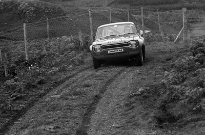 Ford escort MkI during the Mull Rally on October 14 1972 Racing Old ...