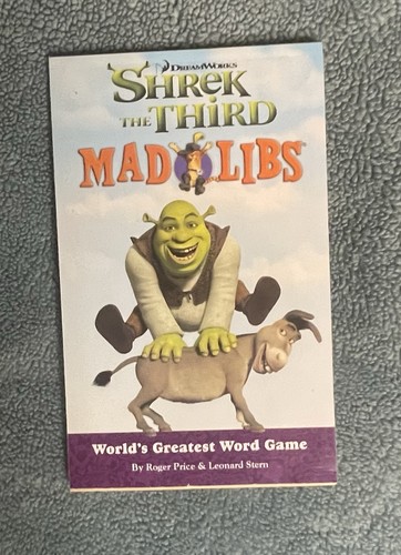 Mad Libs Ser.: Shrek the Third by Roger Price and Leonard Stern (2007 ...