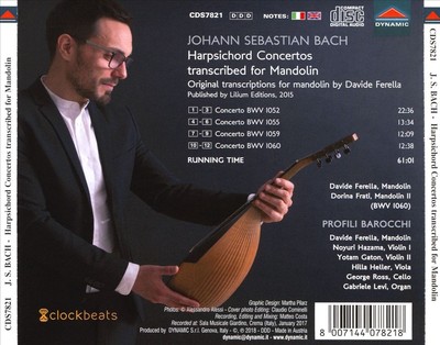 DAVIDE FERELLA/PROFILI BAROCCHI J.S. BACH: HARPSICHORD CONCERTOS ...