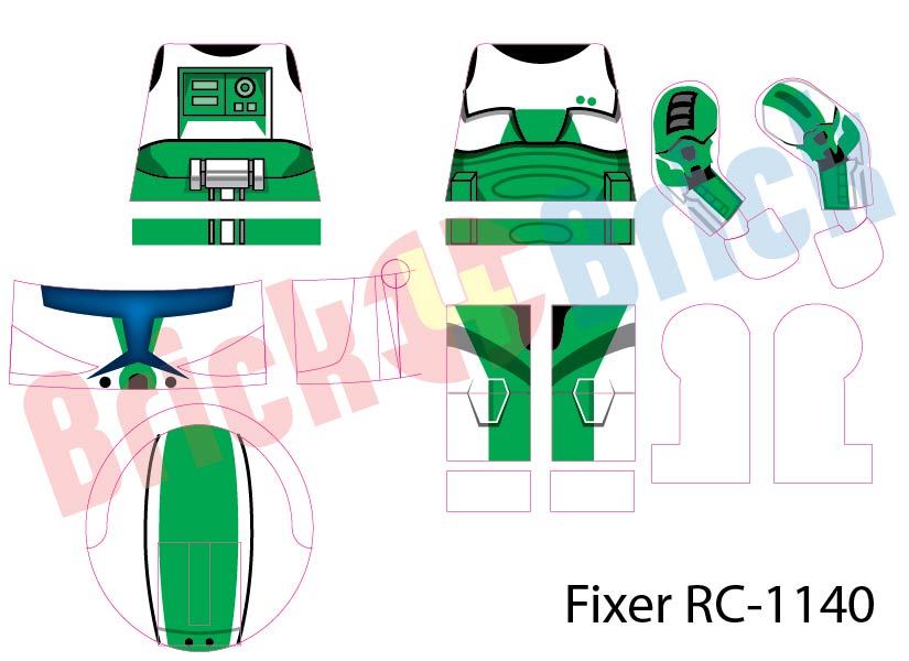 Lego Star Wars Republic Commandos Decals LEGO Elite Clone Trooper And