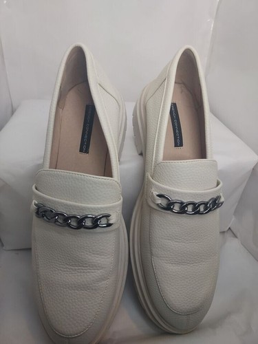 French Connection Cream Color Size 10Tatiana Loafer Women's | eBay